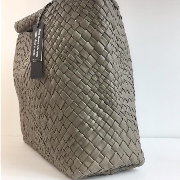 falor | Bags | Falor Falorni Made In Italy Woven Leather Tote | Poshmark